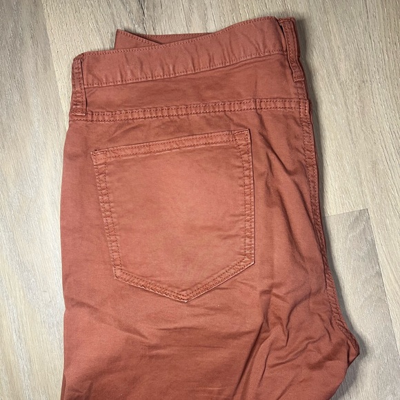 Banana Republic | Pants | Banana Republic Slim Fit 33x32 Rust Orange ...